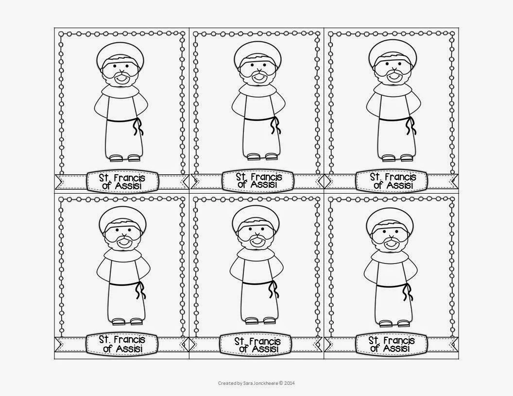 Saint Interactive Notebook | Sara J Creations