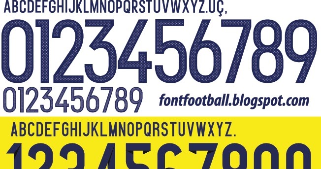 FONT FOOTBALL: Font Vector Colombia Copa America Centenario 2016 kit