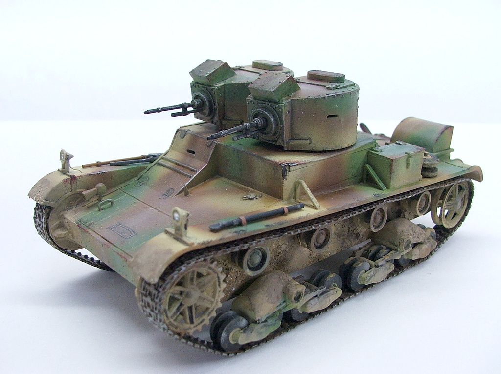 Panzerserra Bunker- Military Scale Models in 1/35 scale: Vickers 6-ton ...