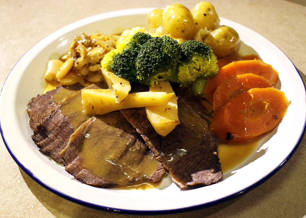 In My Caravan Kitchen: Pot Roast Silverside of Beef with Root Veg