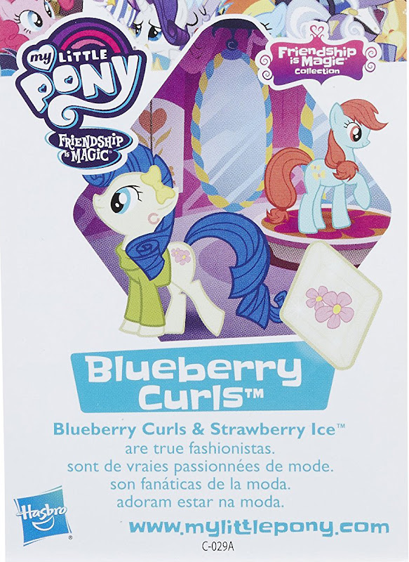 MLP Blueberry Curls Blind Bag Cards | MLP Merch
