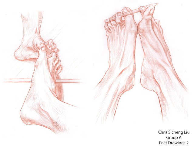 ANIMATION.KINGDOM: Hand and feet studies.