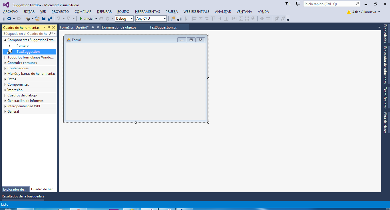 Windows Forms Textbox Con Sugerencias Ii Creando El Proyecto De