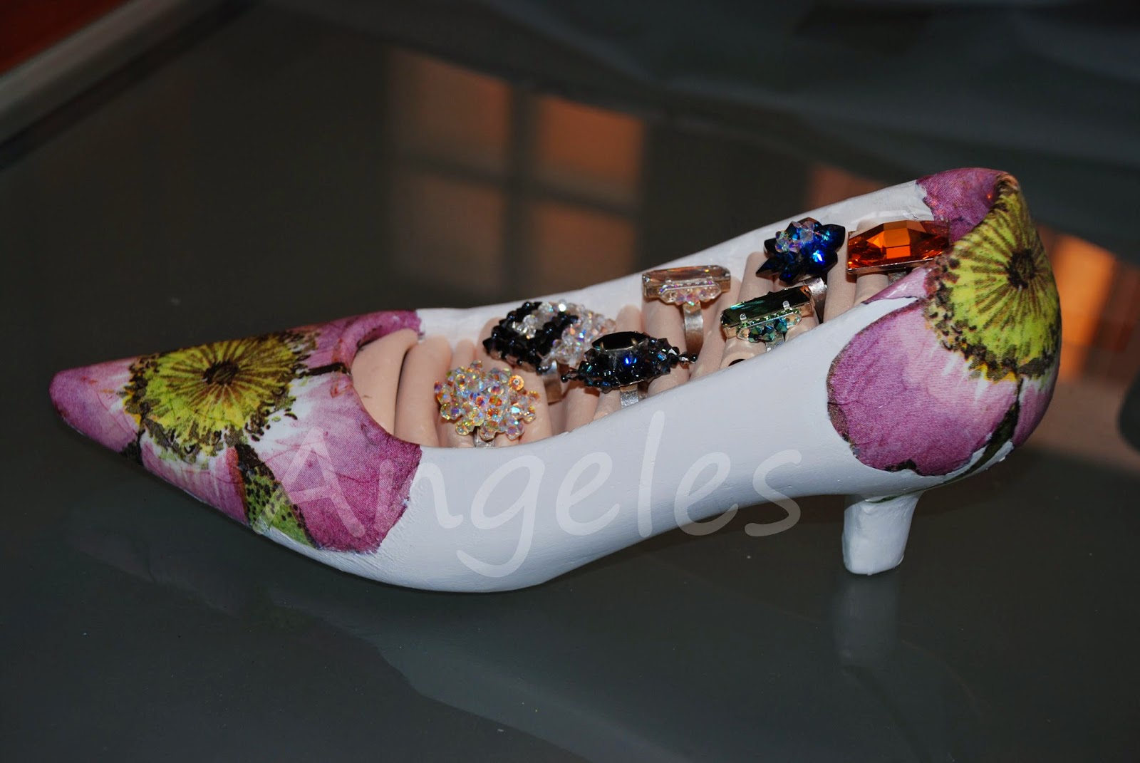 Tiempo de Crear y Compartir: Anillero en forma de Zapato