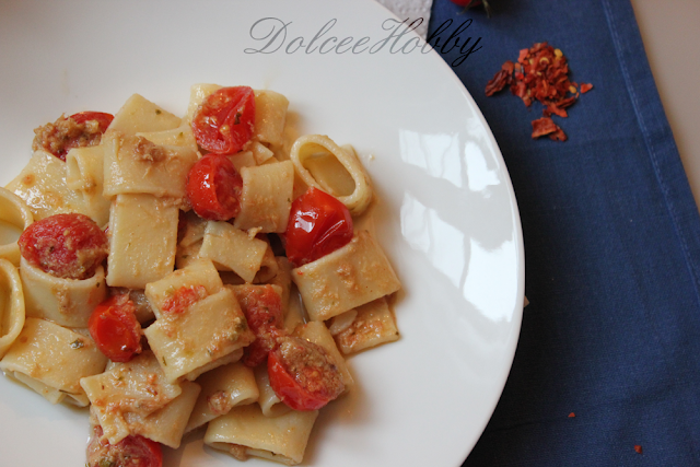 DolceeHobby ♥: Pasta con patè di ricciola
