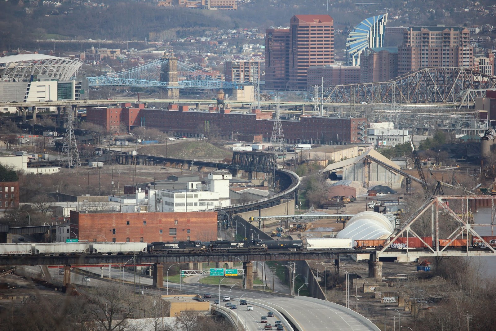 Industrial History: 1877,1922 NS/CNO&TP/Sou/CS Bridges over Ohio River ...