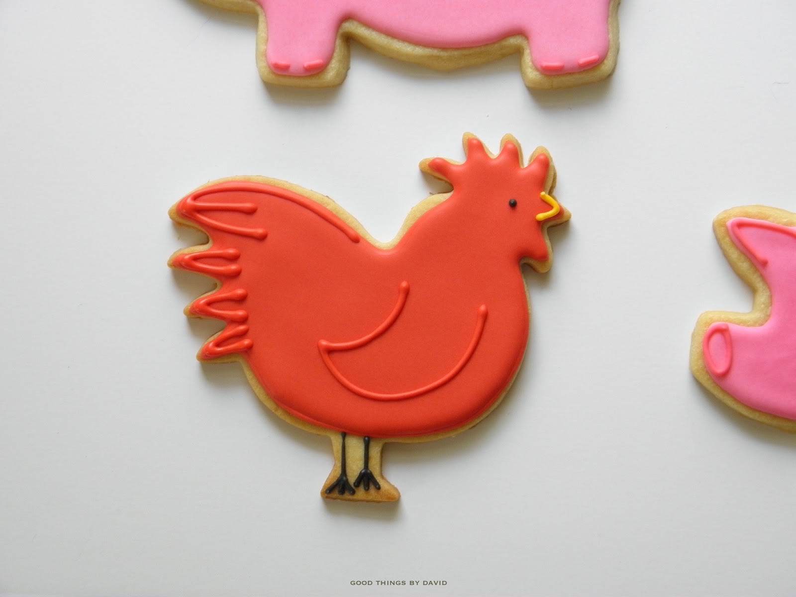 'The Little Red Hen' Sugar Cookies