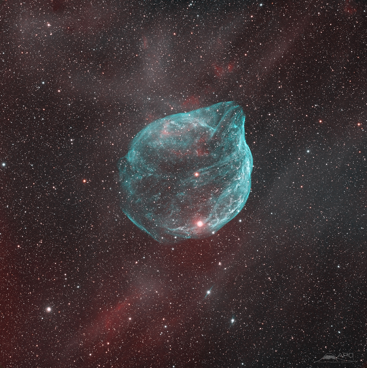Sharpless 2-308, una burbuja estelar.