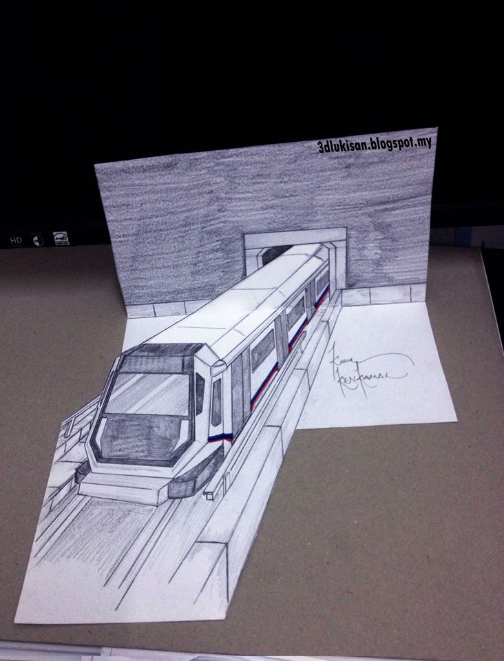 Drawing 3D ( lukisan 3D ): 2018