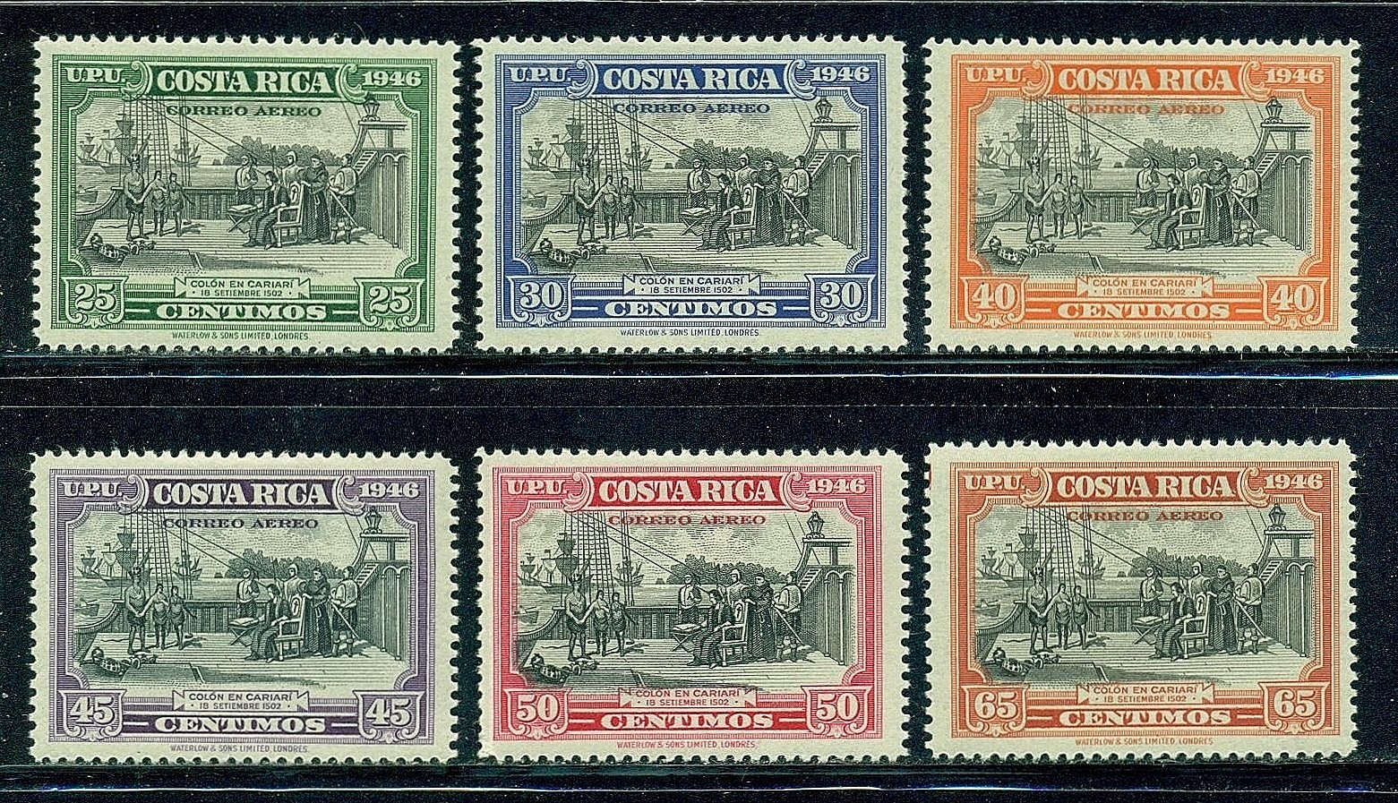 StampSelector: Stamp Investment Tip: Costa Rica 1947 Columbus in ...