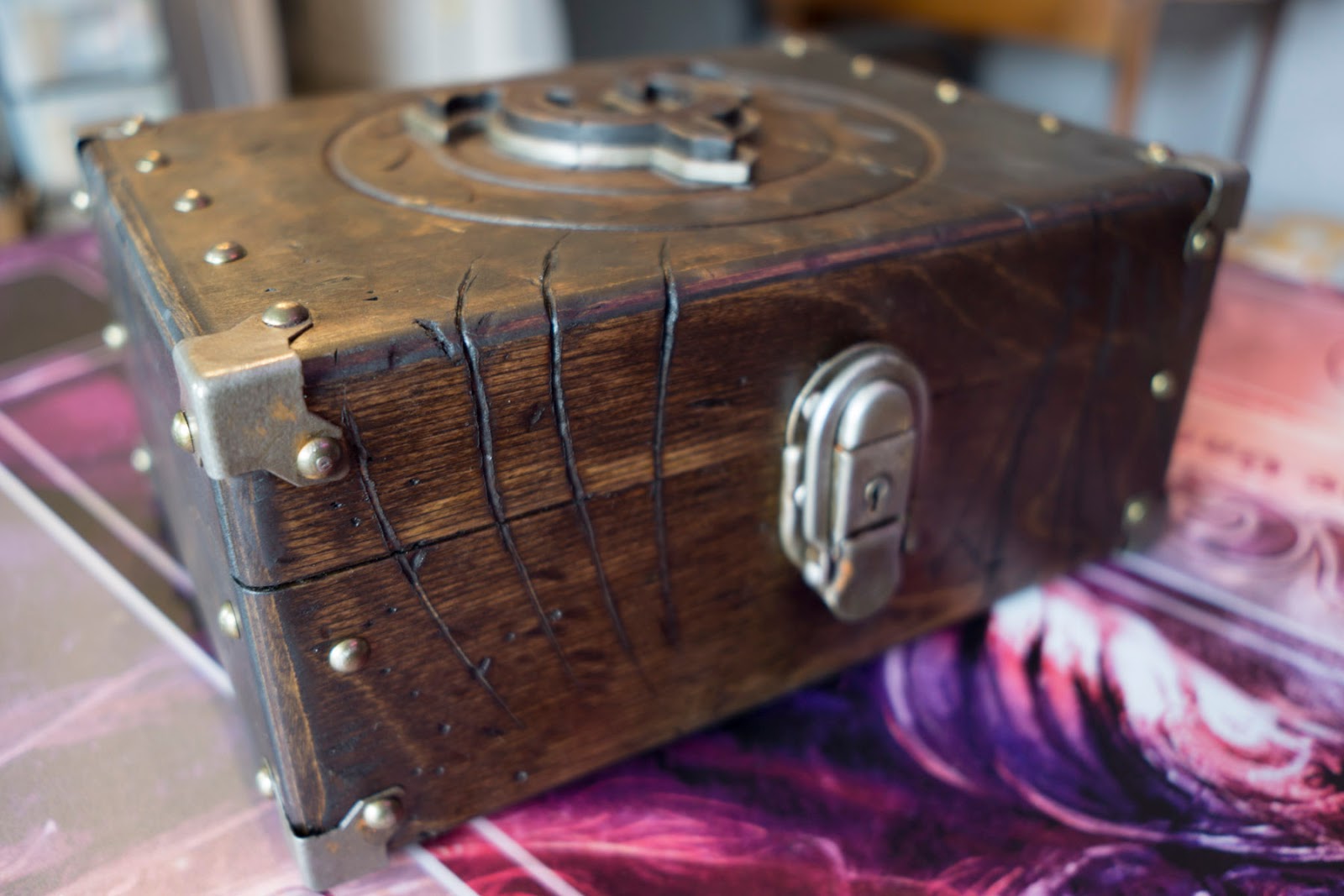 MtG Custom Wooden 720 Cube Box - Innistrad Cube