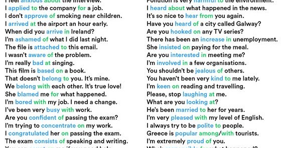 Evening FCE: PREPOSITION SENTENCES