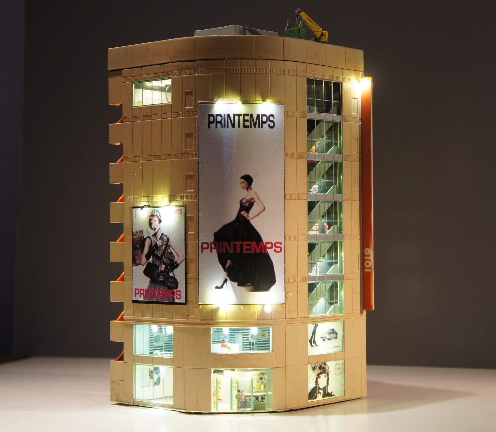 quinntopia - An N Scale blog: Kato "5th Avenue" Building Modifications