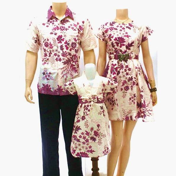 10 Model Baju Batik Sarimbit Keluarga Modis Elegan 2020