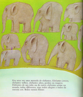 Aprendendo com a Tia Debora: Livro Elmer o elefante xadrez
