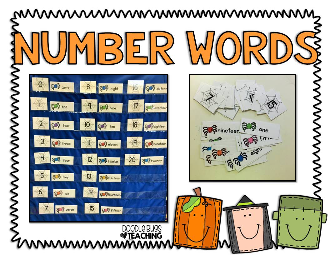 Doodle Bugs Teaching {first grade rocks!}: Halloween Pocket Chart Math ...