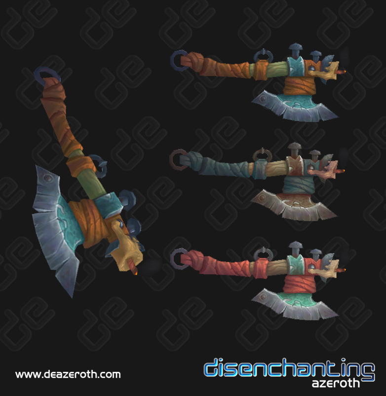 Disenchanting Azeroth: Mists of Pandaria Beta : New Weapon & Shield Models