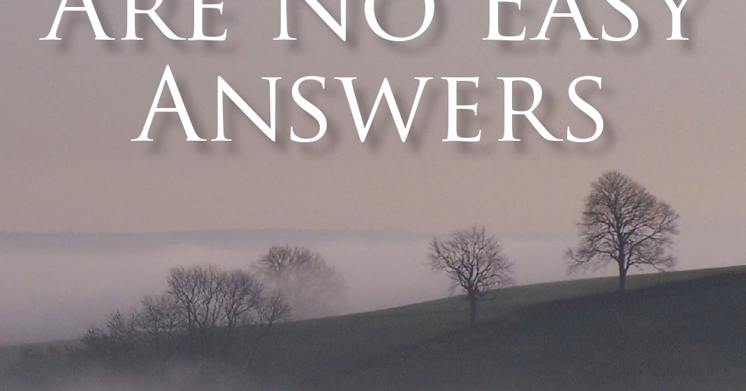 BOOKVISIONS: When There Are No Easy Answers by John S. Feinberg