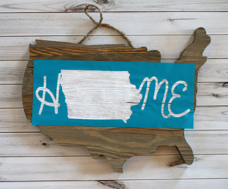 Taylor Stamped: Home State Sign