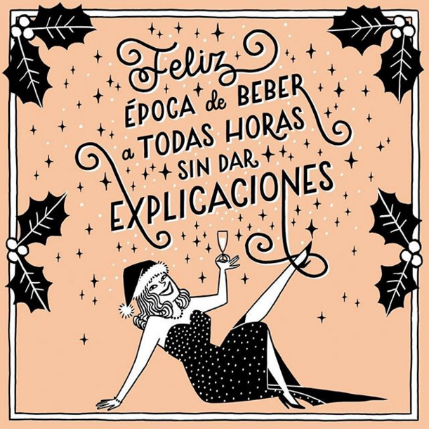 La ilustradora Laura Pacheco nos felicita las fiestas