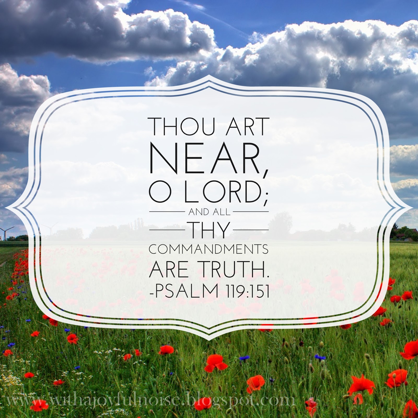 With a Joyful Noise: Scripture Graphics #58