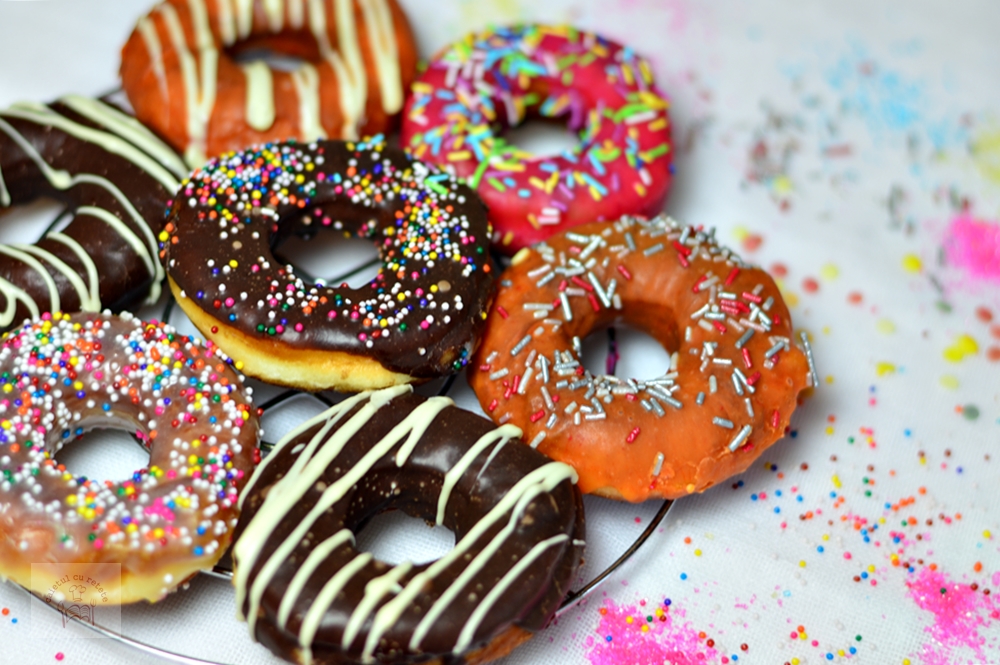 Gogosi americane cu ciocolata - CAIETUL CU RETETE