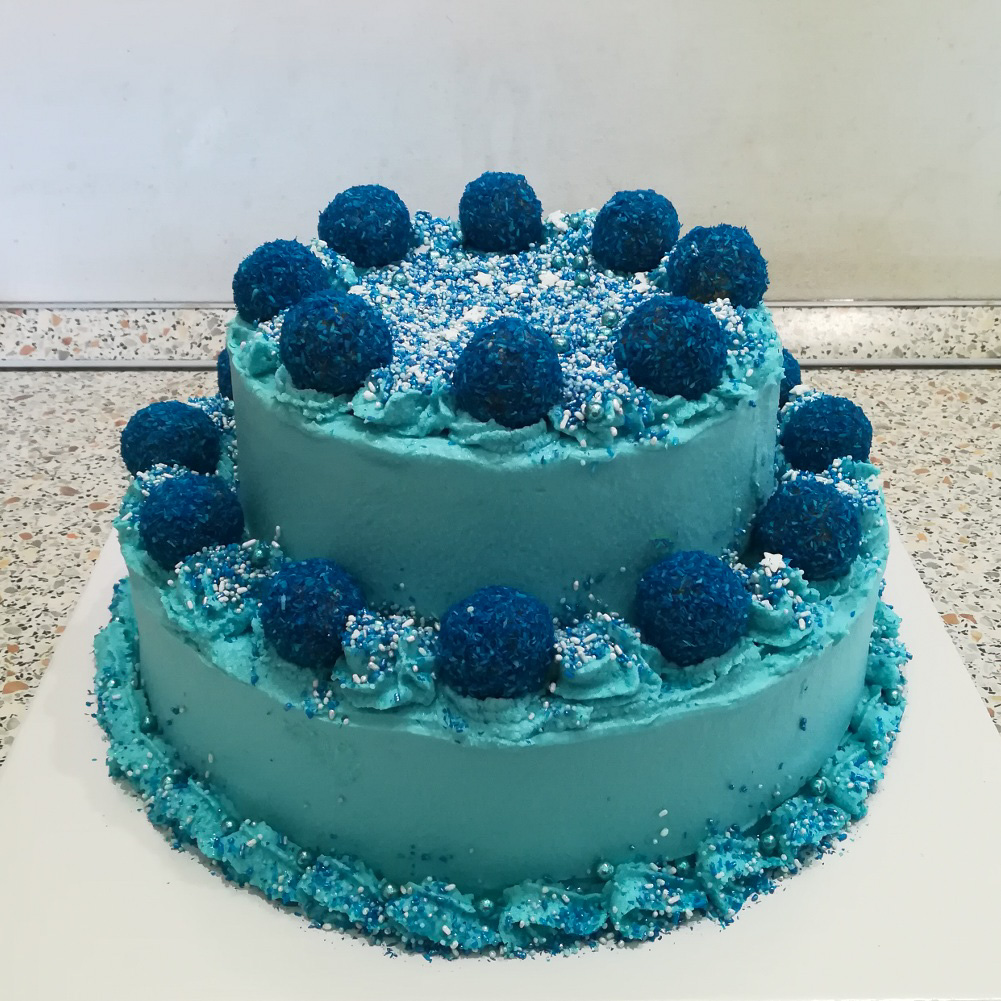 Torta sa plazmom, kokosom i bananama