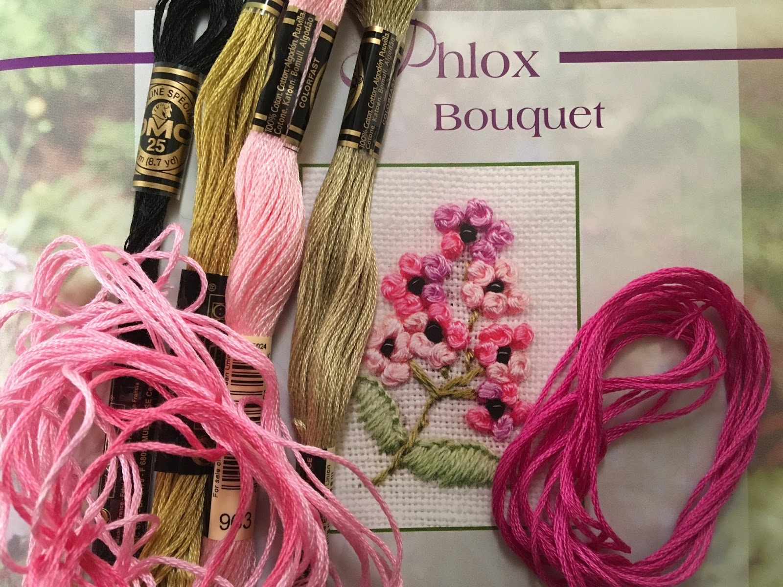 MooshieStitch: Colonial Knot Phlox Flower