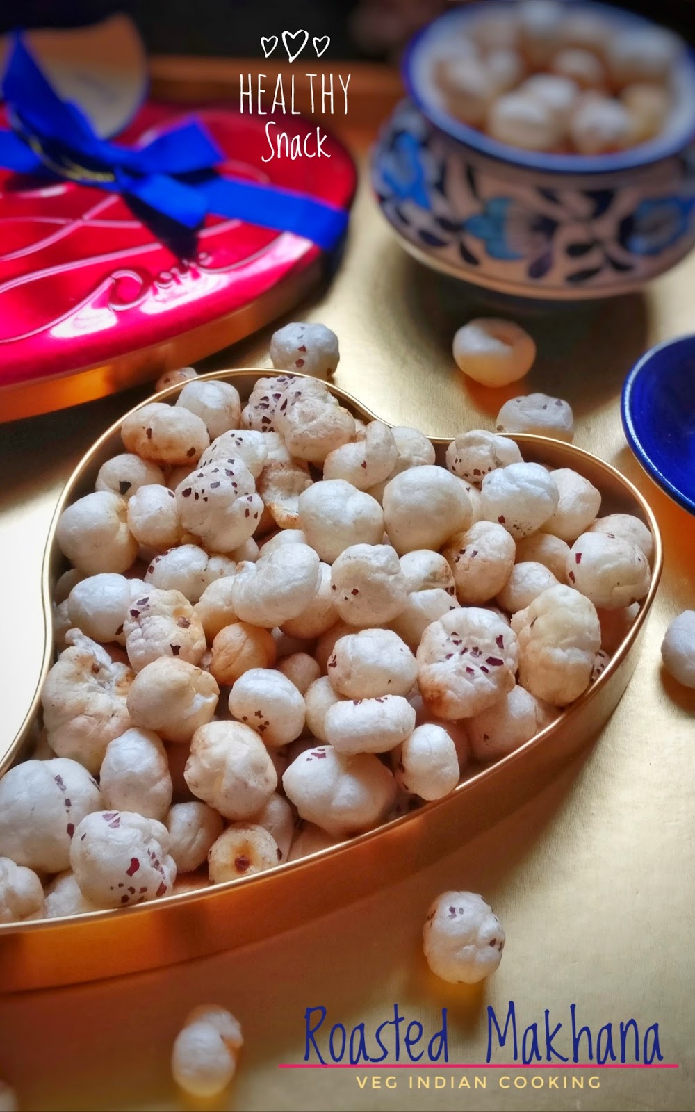 Veg Indian Cooking: Roasted Phool Makhana