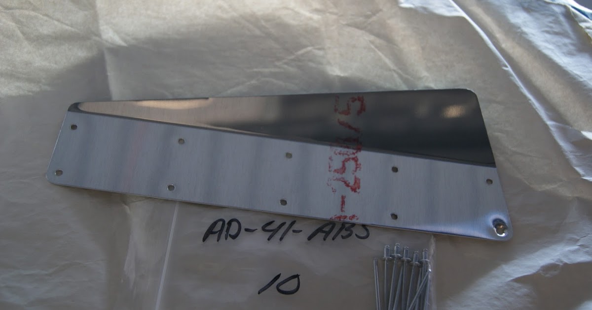 DOG Aviation John's RV-12 Blog: The Eagle Receives A Rudder Trim Tab