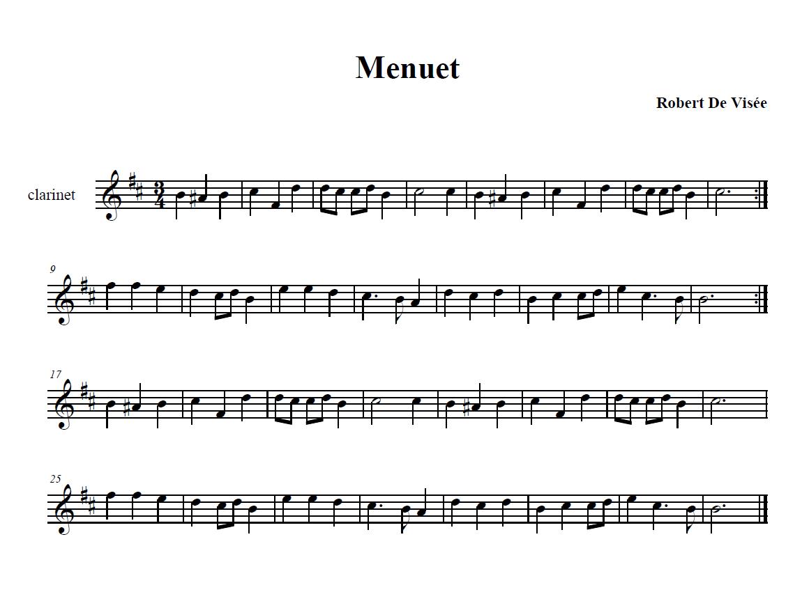 Sound Collages: Robert de Visée, Menuet