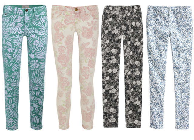 Trend Watch: Floral Print Jeans ~ SOLIFESTYLE