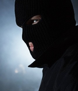 Motorcycle Helmets: Bank Robber Mask