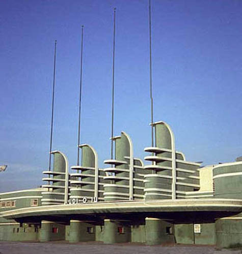 The Pan Pacific Auditorium.