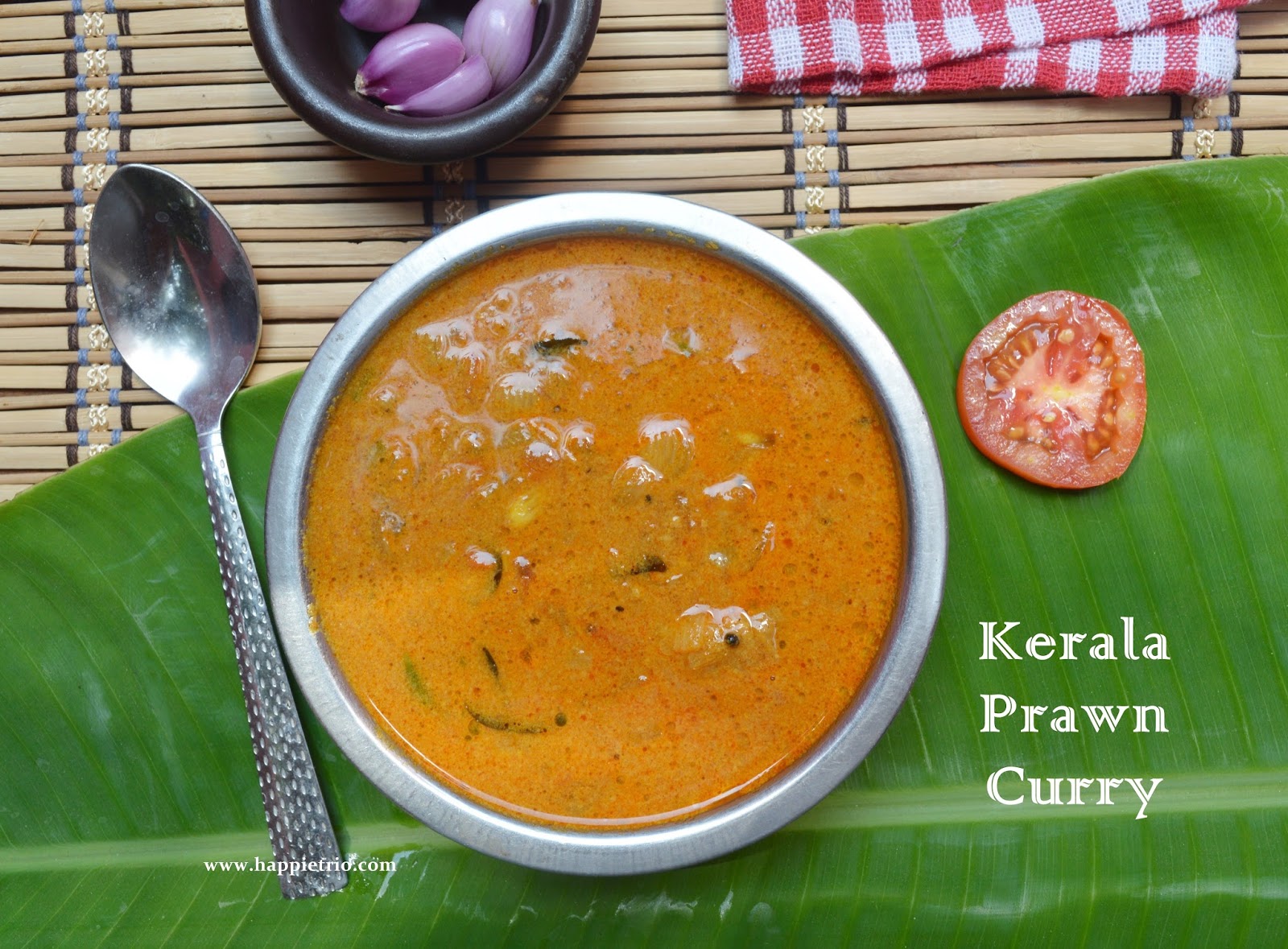 Kerala Prawn Curry | Nadan Chemmeen Curry | Iral Thengapal Kuzhambu ...