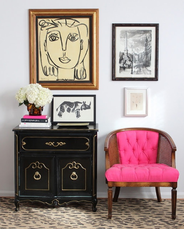 belle maison: Decorating with Art + Exciting Design Contest!