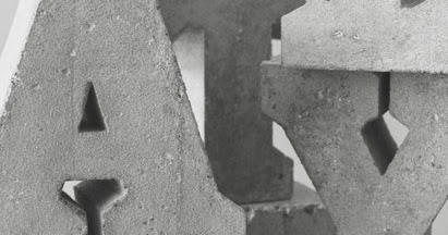 From the Summer's Garden: CAST CONCRETE INITIALS WORKSHOP