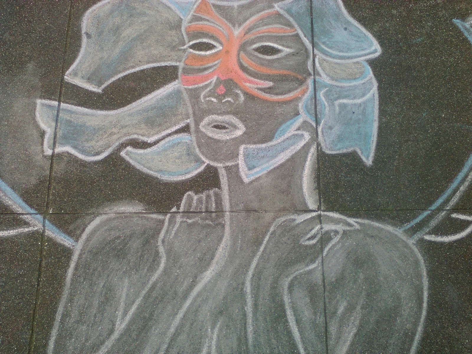 Chalk Visions: Aerial Demimonde Saturation