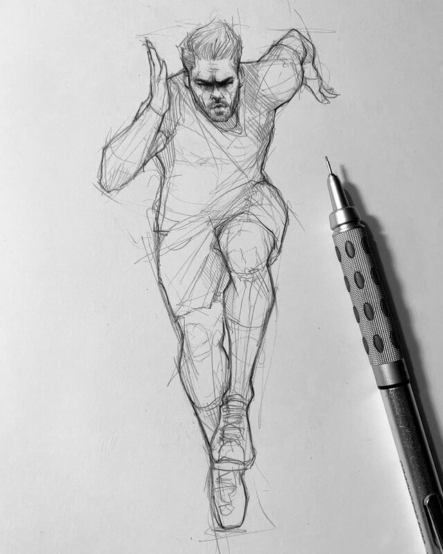 Realistic Human Sketches