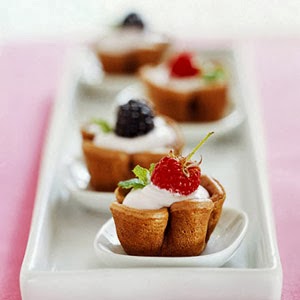 berry-filled chocolate crepe cups | Quick Recipes & Kitchen Tips