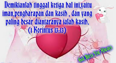 Kebajikan Ilahi: (1) Iman (2) Harapan (3) Kasih ~ Pengagum atau ...