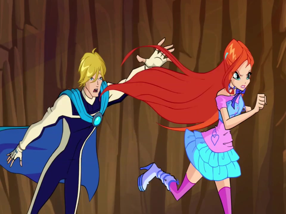 Imágenes de Sky defendiendo a Bloom de las Trix - Winx Club All