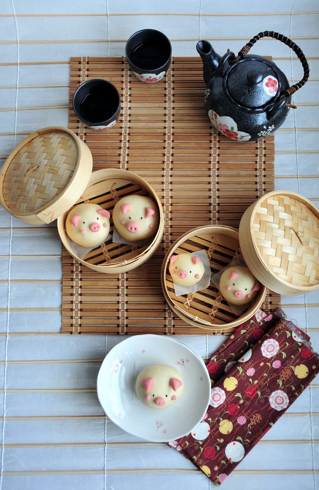 uTry.it: Piggy Chinese Steamed Buns (ManTou) 小猪猪饅頭 – Made with All ...