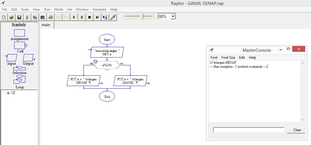 Program menentukan bilangan ganjil genap dengan Dev C++ ~ Sumber Ilmu