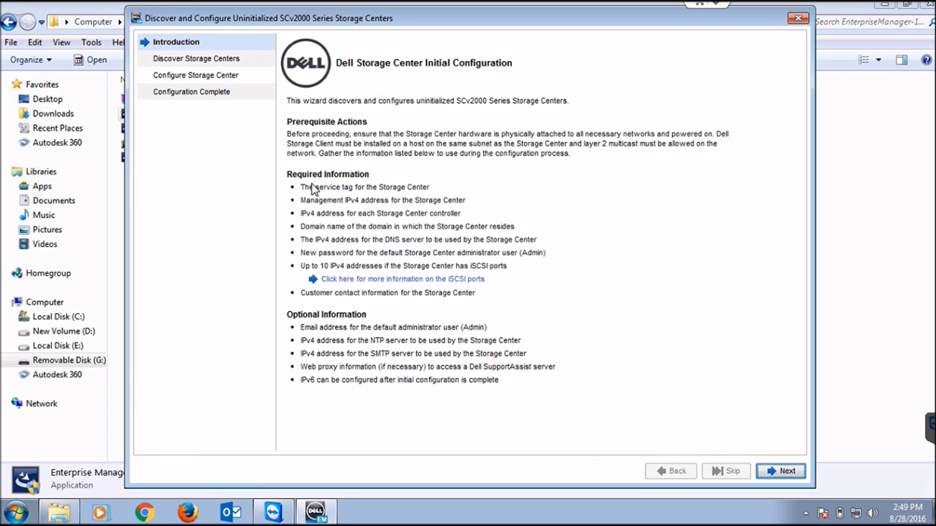 DELL Compellent SCv2000 Series Initial Configuration in less then 10 ...