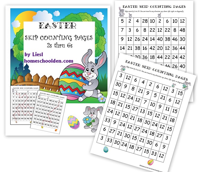 The Homeschool Den: Math Skip Counting Game: Speed!