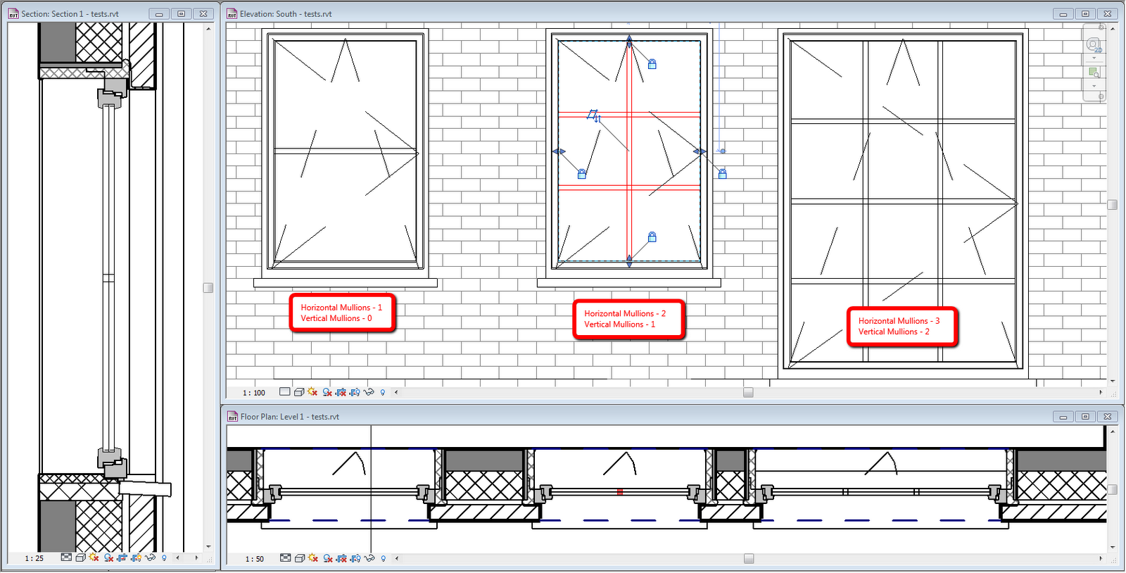 Custom Revit Families: Mullions / Szprosy