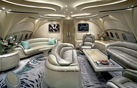 FLYING HOUSE: Luxury Airplane Interiors