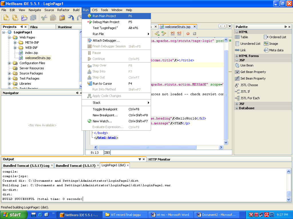 WIKIBRAND: WEEK: 14Display “Hello World” using Struts Framework in ...