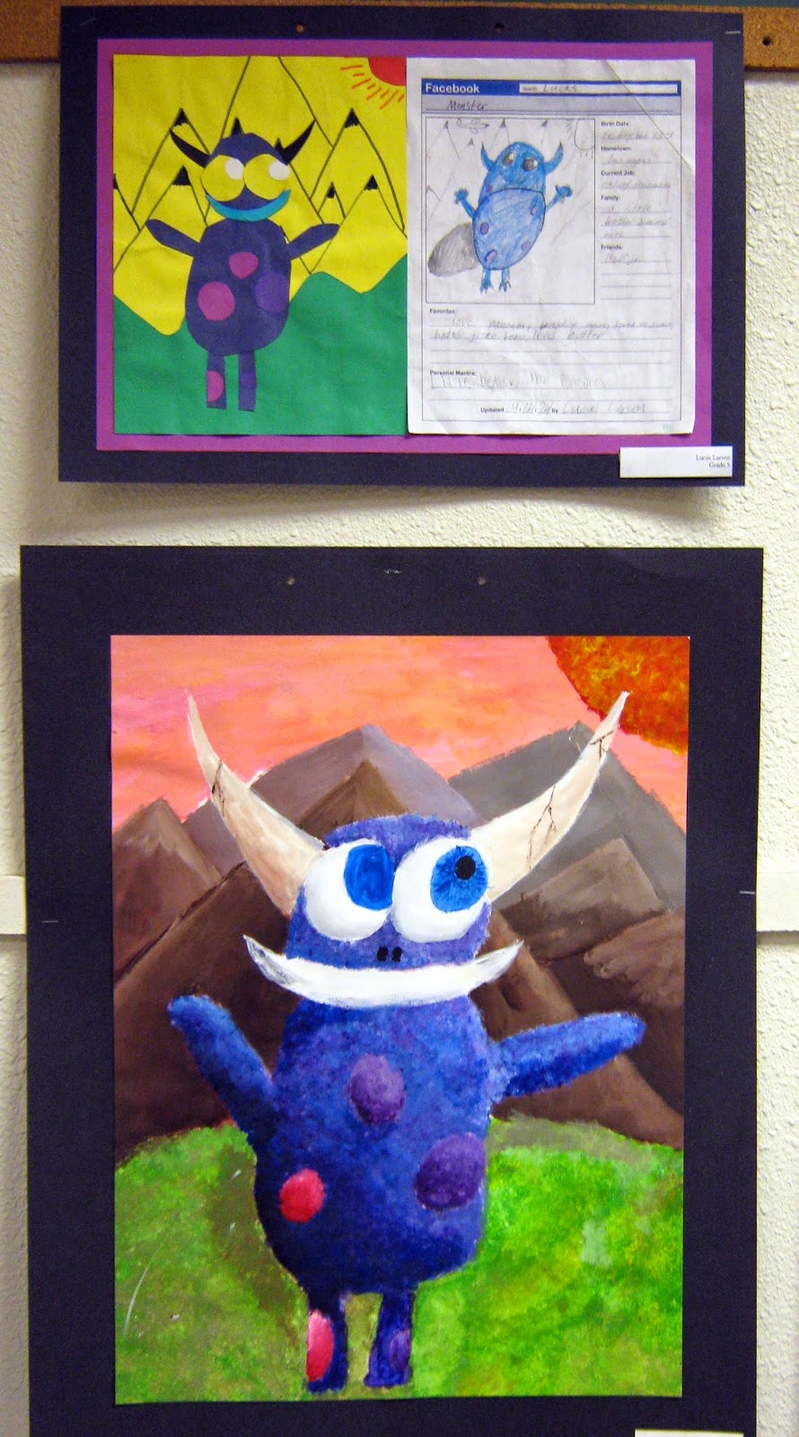 Art in the Middle...school: Monster Art Show